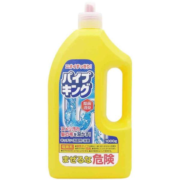 パイプの汚れや髪の毛を溶かします。排水口のイヤなニオイもスッキリ。たっぷり使える大容量。