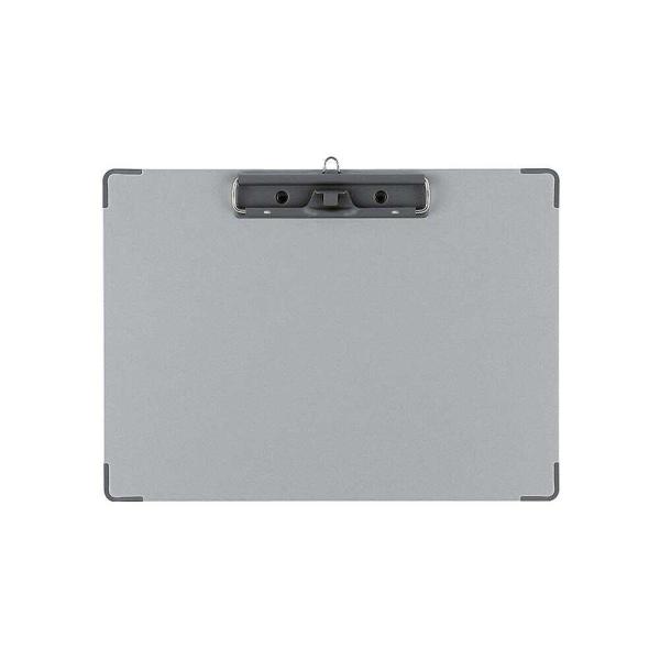 ●丈夫なクロス貼りのボードに、さびないPP鋼板のクリップ・角金付きです。品質・価格とも手ごろな標準品です。●太軸まで対応のペンホルダー付き（軸径7.5〜11mmまで）●分別廃棄が可能です。