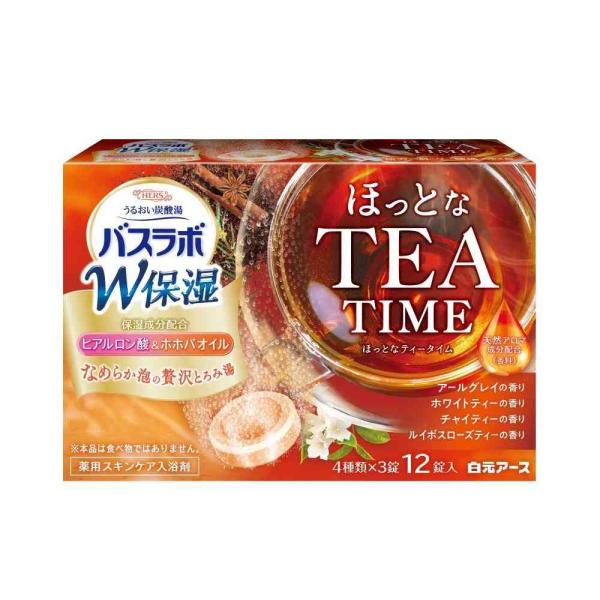 スキンケアタイプの炭酸ガスの薬用入浴剤。なめらか泡の贅沢とろみ湯ですべすべな肌ざわりに。ヒアルロン酸＆ホホバオイル（保湿成分）配合。ほっとするTEAの香りとうるおい炭酸湯でリラックスタイムを。