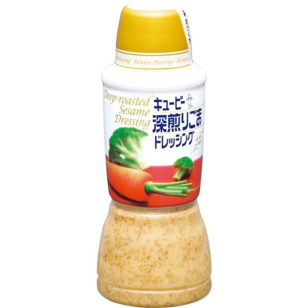 深く煎ったすりたてごまの風味をとじ込めて、香り豊かに仕上げました。豚肉や温野菜によく合います。キユーピー