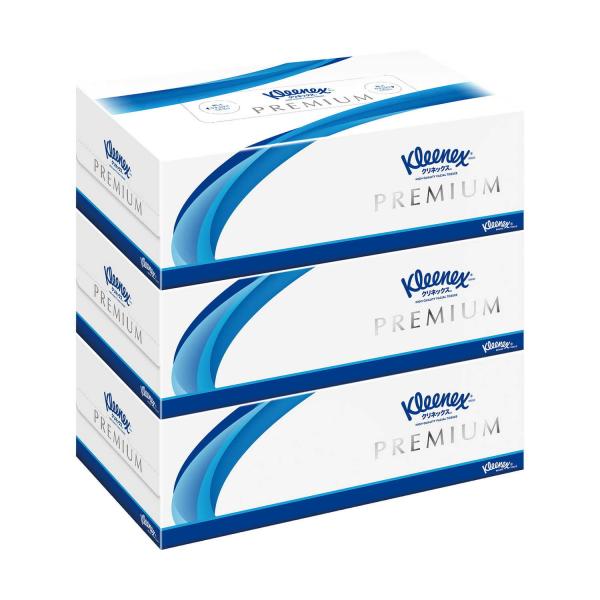クリネックスティシューのワンランク上のプレミアムなやわらかさ。
