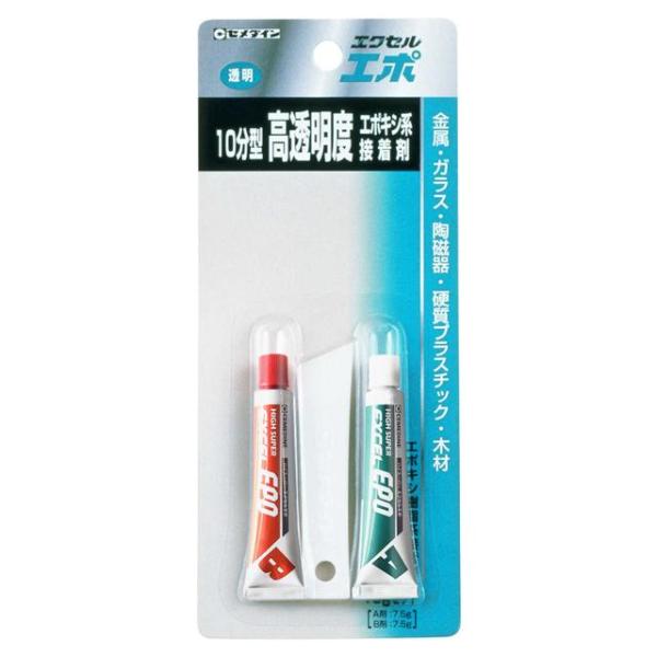 高透明度タイプのエポキシ系接着剤です。