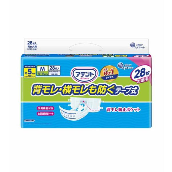 ＜医療費控除対象品＞●吸収ポリマーが尿と一緒にアンモニアなどのニオイをしっかり吸収。●「背モレ防止ポケット」「横モレ防止ギャザー」が背モレ・横モレをしっかり抑える。●おむつの中心と体の中心を合わせやすい、「センターライン」●しっかり止まる「...