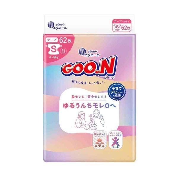 ●ゆるうんちモレ0へ！（1）ぽこぽこでうんちキャッチ（2）ぴったりすきまモレ防止（3）たっぷりパワフル吸収●装着ストレス0へ！おむつ替えらくらく装着ガイド●おむつ替えも親子の大切な時間に●保湿成分配合で肌にやさしい●「全面通気性シート」でお...
