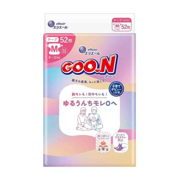 ●ゆるうんちモレ0へ！（1）ぽこぽこでうんちキャッチ（2）ぴったりすきまモレ防止（3）たっぷりパワフル吸収●装着ストレス0へ！おむつ替えらくらく装着ガイド●おむつ替えも親子の大切な時間に●保湿成分配合で肌にやさしい●「全面通気性シート」でお...