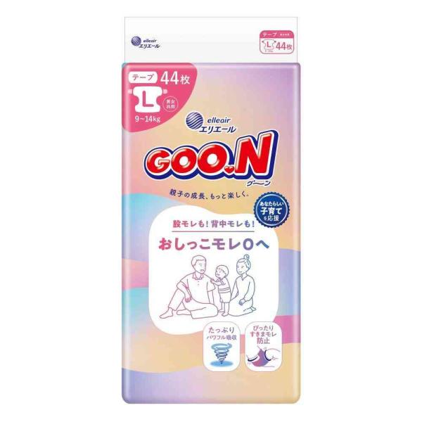 ●おしっこモレ0へ！（1）たっぷりパワフル吸収（2）ぴったりすきまモレ防止●おむつ替えも親子の大切な時間に●保湿成分配合で肌にやさしい●「全面通気性シート」でおむつ内の湿気を追い出すからずっとムレ安心●「おしっこお知らせライン」で交換タイミ...