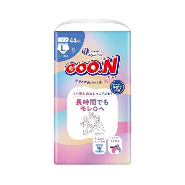 ●長時間でもモレ0へ！（1）たっぷりパワフル吸収（2）360度モレ防止●装着ストレス0へ！ふわふわのびーるウエスト●おむつ替えも親子の大切な時間に●保湿成分配合で肌にやさしい●最長12時間たっぷり吸収で朝までモレ安心●「ふわぴたダブルギャザ...