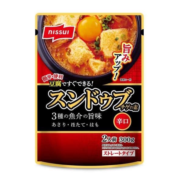 あさりの旨みに味噌のコクがきいた旨辛味です。お豆腐を入れるだけの簡単調理！