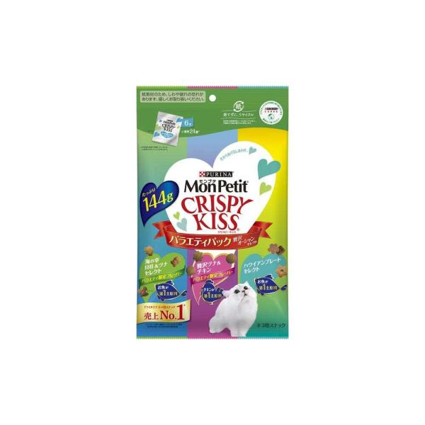 1袋に3つのおいしさ！バラエティ限定フレーバー2種を含む様々な海の幸が味わえる贅沢な3フレーバーを大袋バラエティパックに。