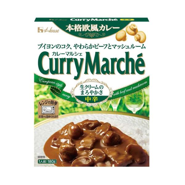 牛肉とたっぷりのマッシュルームを、コクのあるまろやかな味わいのソースで煮込みました。ブイヨンと生クリーム等の乳製品の味わいが生きている本格欧風カレーです。