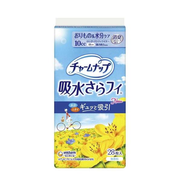 水分・ニオイをしっかり吸収スッーと消えるシートでさっぱり感つづくおりもの ライナー チャームナップ