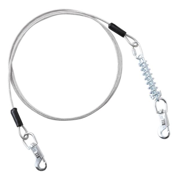 ・からみにくく、強くてさびにくい係留シリーズ。・突然のスナップ外れを防止する横スライドレバー構造のP.S.S(ペティオセーフティスナップ)採用。・適応体重：〜35kg・適応種：大型犬