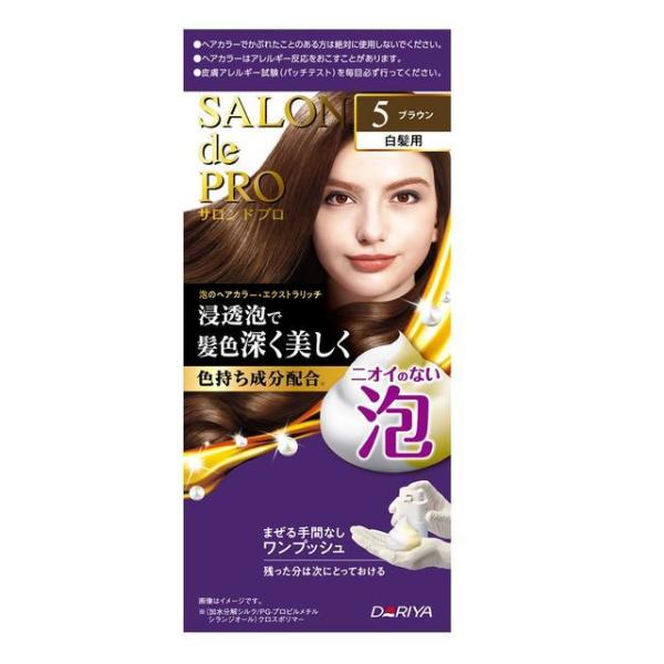 ニオイがなく、自分も周りも快適な泡タイプの白髪染めです。色持ち成分を配合した「浸透泡」が染料を素早く毛髪に届け、美しい髪色に仕上げます。まぜる手間のないワンプッシュ容器で簡単。残った分は次にとっておけます。泡、ワンプッシュ、簡単、ニオイがない