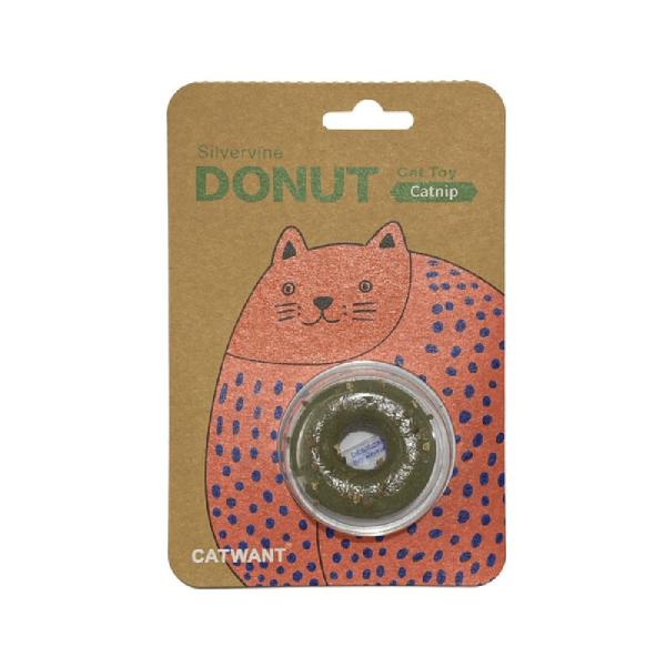 リアルなドーナツは豊かな色彩と可愛らしいデザインに仕上げました。ドーナツの芯はすべてマタタビで作られており、完全に植物由来の製品です。着色料は一切使用せず、すべて天然植物の色合いで、安心安全！虫えい果の粒が猫ちゃんの遊び心を刺激します。また...