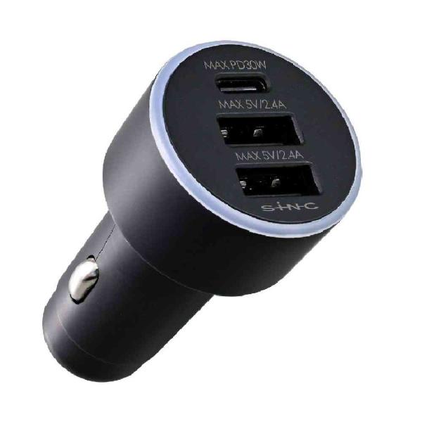 ●USB（USB-A、USB-C）ポートを3口搭載したソケットです。 ※USBポート：USB-C最大出力PD30W、USB-A合計24W●タブレットとスマートフォンを3台同時充電が可能です。（最大54W）●サージ対策チップと過電圧／過電流保...