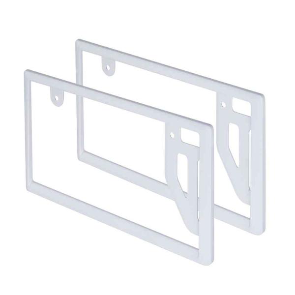 ●フロントとリアのナンバープレートにそれぞれ取り付けできるナンバーフレームセットです。●車の接触などによるナンバープレートの曲がりや擦り傷等を軽減します。●表面には高品質な紫外線劣化防止塗装を施しています。●純正のボルトをそのまま使用して取...