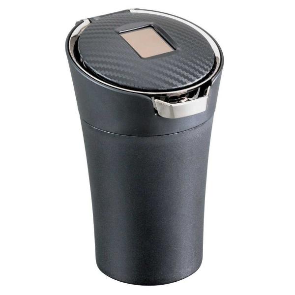 ●暗くなると点灯、明るくなると消灯するオートライト機能のブルーLED照明がついたソーラータイプの灰皿です。●ワンプッシュレバーで簡単に開くフタがついており、喫煙時のスムーズな灰捨てをサポートします。●斜めのフタにより、消火穴とタバコ置きが見...