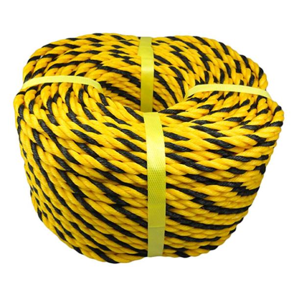 黄色と黒の目立つ虎色のロープです。立入禁止・危険区域の標示。駐車場の区画整理や工事現場等でも使用できます。●サイズ：長さ100m。