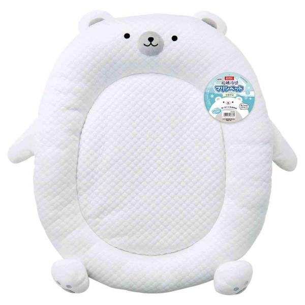 ポコポコと凹凸のある生地は通気性も良く快適です。顔や足のアップリケが可愛い。