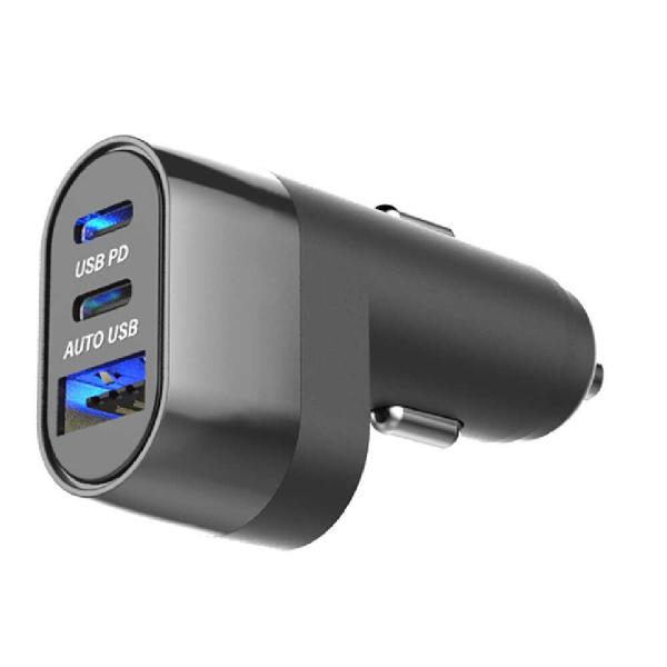 ●USB PD（Power Delivery）規格対応。PD20W対応が2ポートとUSB-A 1ポート搭載。●車のDCソケットを3ポートのUSB電源に変換。PD20W対応が2ポート搭載。●USB PD（Power Delivery）規格対応...