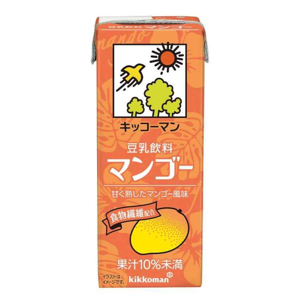 人気の果物「マンゴー」をブレンドした豆乳飲料です。