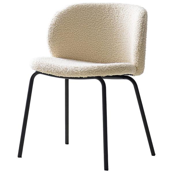 やわらかな曲線が美しい、ダイニングチェア『Kerin（カリン）』。光の角度によって表情を変えるブークレ生地が、空間に上質な印象を与えます。身体を包み込む背もたれとゆったりとした座面が、長く座っても疲れにくい、快適な座り心地を実現。毎日の食卓...