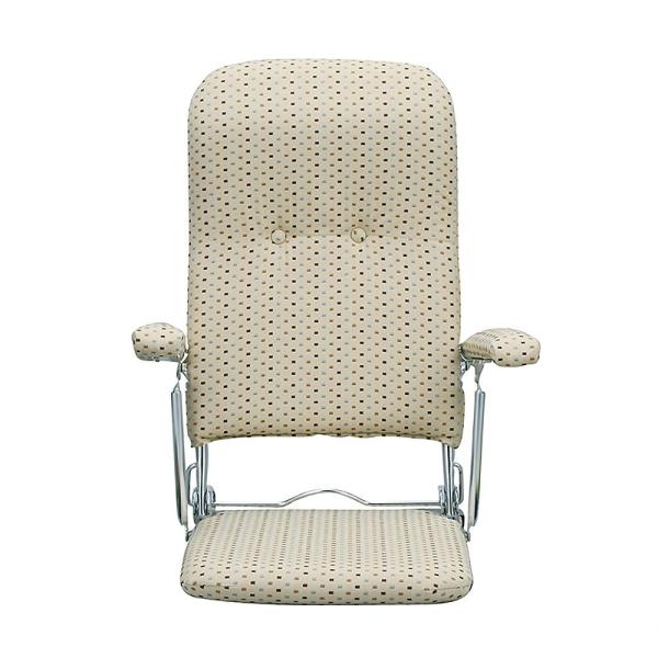 折りたたみ式で移動ラクラクな軽量座椅子『PLACE（プラス）』。薄型ですが、安心の日本製フレームを使用しているので、丈夫で快適にお使いいただけます。金具をずらすだけの簡単３段階リクライニングで使い勝手も良く、和洋どちらにも合わせやすいジャガ...