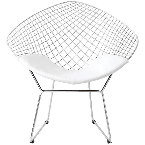 ミッドセンチュリーモダンを代表するデザイナー、ハリー・ベルトイアが20世紀の新しい家具を象徴するデザインとして大ヒットさせ、今もなお愛され続けている『ダイヤモンドチェア』のリプロダクト品です。ダイヤモンドのような形状の美しい曲線のフォルムは...