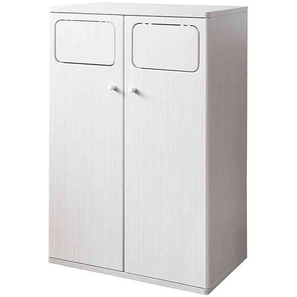 ゴミ箱に見えないスタイリッシュなデザインでお部屋に馴染む、木製プッシュ式ダストボックス『Empro（エンプロー）』の二連タイプ。キッチンなどでのゴミの分別が楽に行えます。ニオイが漏れにくく押すだけで簡単に捨てられるプッシュ扉式。それぞれ容量...