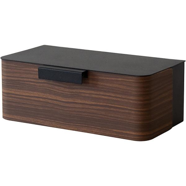 上品な木目転写が特徴のスタイリッシュな『TEER（ティール）』シリーズのペーパータオルホルダー。壁にネジ止めするだけの簡単設置で、洗面所やキッチンで省スペースで使用することができとても便利。ホルダーに収納しておくことでペーパータオルをいつも...