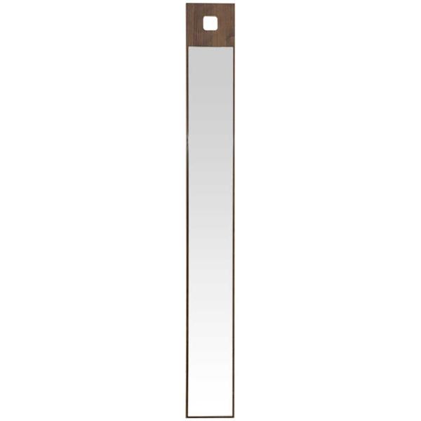 スリムで軽量なコンパクトミラーは、よくあるミラーとは少し違う、新しい形のアイテムです。ナチュラルカラーの柔らかい木板には四角く空いた穴があり、ポールハンガーやフックに引っ掛ければたちまちスリムな姿見に。付属のフックを使用すればドアやクローゼ...