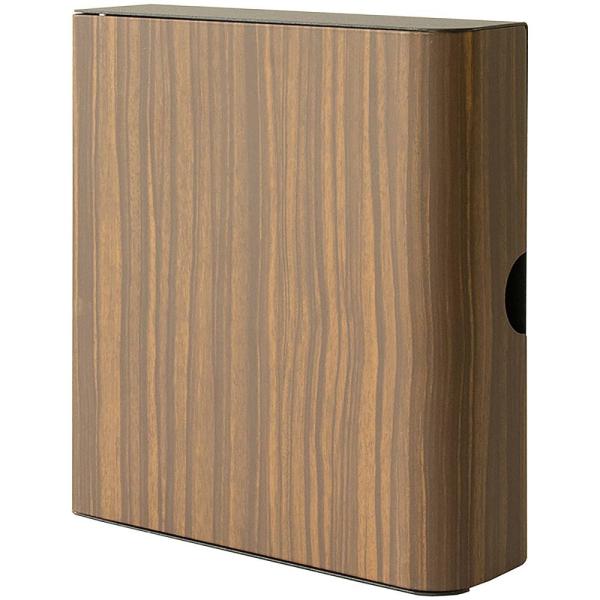 上品で繊細な木目柄が転写されたスチールデザイン『TEER（ティール）』シリーズの、置き場所に困りがちな鍵類をまとめて収納できるキーボックス。リモコンキーなど大きな鍵も掛けられるサイズでキレイな木目柄扉が収納物を隠してくれるので見た目もスッキ...