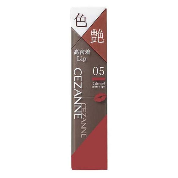 塗りたての美発色＆艶が続く！ジェル膜で落ちにくい新リップが登場！色艶を抱えたオイルが、唇の水分と反応しゲル化してピタッと密着。塗りたての色を守る、ジェル膜処方のリップ。セザンヌ、CEZANNE、リップカラーシールド
