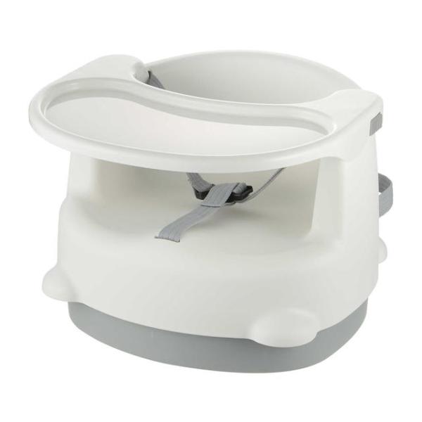 ◎リビングで座イス、ダイニングで大人のイスに取り付けて、2WAYの使い方ができるチェア。◎衛生的に使える抗菌加工です。◎成長に合わせて座面高さを2段階調節可能できます。◎ダイニングテーブルとおなかの間にすき間ができにくい形なので、食べこぼし...