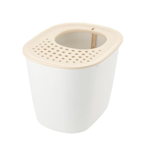 インテリアに馴染むカラーで猫と過ごすおしゃれ空間を演出！■猫砂の飛び散りガード：上下左右が囲まれているので、猫砂をかいても外に飛び散りません。■メッシュで砂落とし：肉球に付いた砂もしっかり落とせるので、猫砂の外への飛び散りを軽減します。■フ...