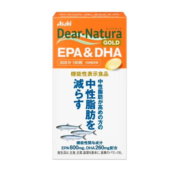 アサヒ　ディアナチュラゴールド　ＥＰＡ＆ＤＨＡ　３０日分（１８０粒）買うならサンドラッグ!!DHA EPA類 ディアナチュラゴールド