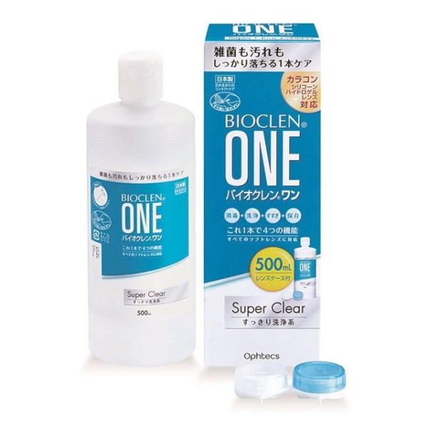 レンズに付着した雑菌や汚れをスッキリ洗浄！●レンズをしっかり消毒・洗浄し、眼のトラブルを予防！●1本で消毒・洗浄・すすぎ・保存が可能！●すべてのソフトコンタクトレンズに対応！コンタクトケア用品 バイオクレン
