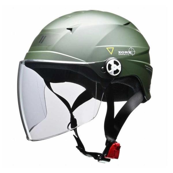 軽量・コンパクトなシェルに走行風を効率よくヘルメット内部へ導くダイレクトインテークをフロントの両サイドに装備。●開閉式シールドシールド素材には強靭なポリカーボネイトを採用。ハードコート・UVカット仕様。段階的に開閉可能なラチェット方式を採用...