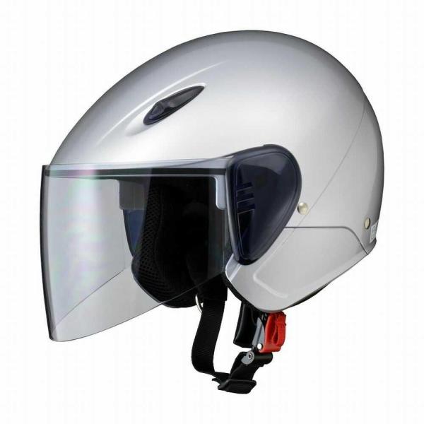 RE‐351のLLサイズ。スタイリッシュな外観と被り易すさを合わせ持つセミジェットヘルメット。全天候に対応したライトスモークシールドを標準装備。フロントには開閉式エアインテークを装備。走行風を取り込み、ヘルメット内部にこもる熱やムレを低減。...