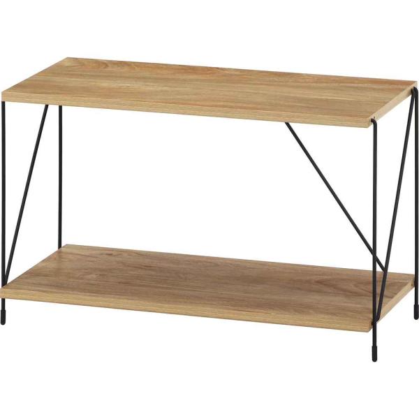 差し込むだけの簡単組み立て！工具不要オープンラック2段