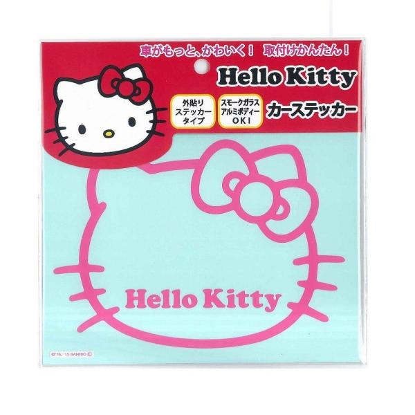 ハローキティピンクのステッカー