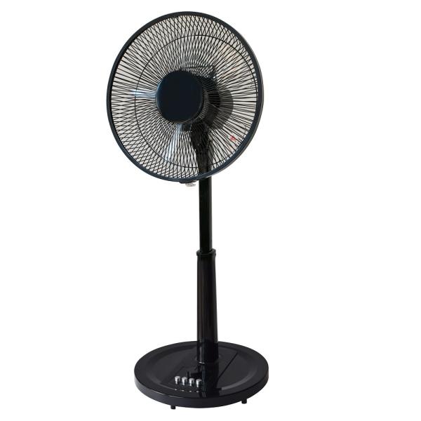 ・シンプルで、使いやすいメカ式の扇風機(ブラック)。・自然の優しい風でお部屋が快適空間へ。・押ボタンで風量を調節するメカ式の扇風機・消費電力：37W/39W(50Hz/60Hz)・押ボタン風量 3段階切替・首振り・2時間切りタイマー・本体重...