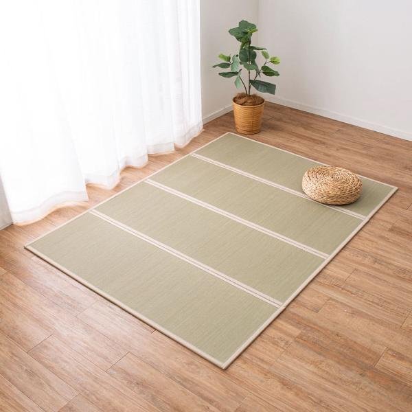 フローリングのお部屋でもい草を身近に感じられるマットレス。<br>い草の快適機能で、床と布団のジメジメや底冷えのひやっと感からも守ってくれます。<br>マットレスとしてだけでなく、置き畳のようにもお使いいただけます。