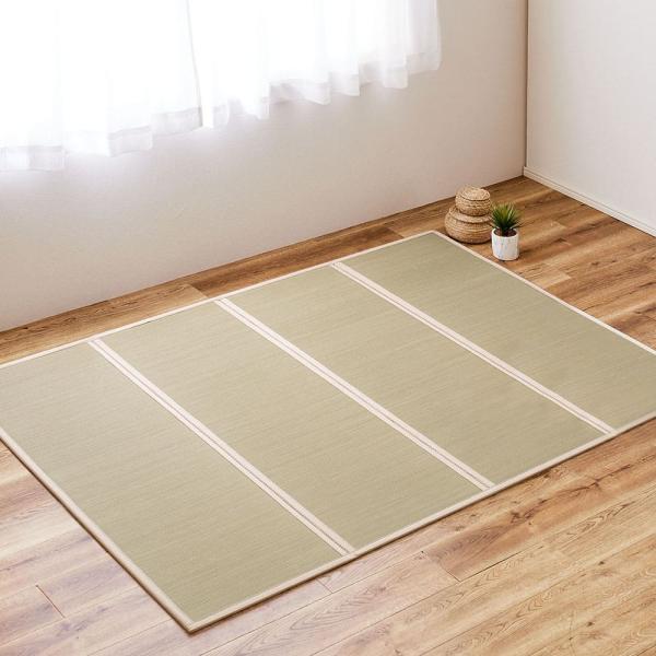 フローリングのお部屋でもい草を身近に感じられるマットレス。<br>い草の快適機能で、床と布団のジメジメや底冷えのひやっと感からも守ってくれます。<br>マットレスとしてだけでなく、置き畳のようにもお使いいただけます。