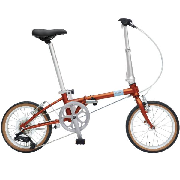 DAHON INTERNATIONAL Boardwalk ダホンインターナショナル ボードウォーク人気のBoardwalkをよりコンパクトにした16インチモデル。クロモリフレームによるしなやかな乗り心地が魅力。7段変速搭載で日常の様々なシ...