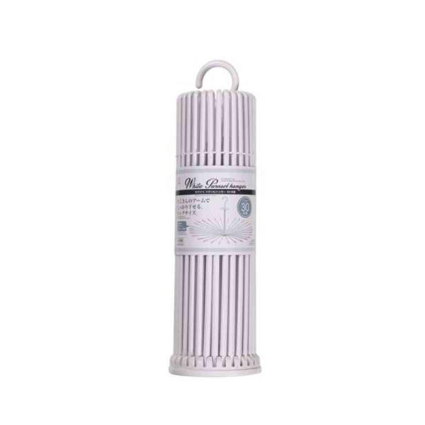 たくさんのアームでしっかり干せる、ビッグサイズ。洗濯物が落ちにくいクリップ付き。