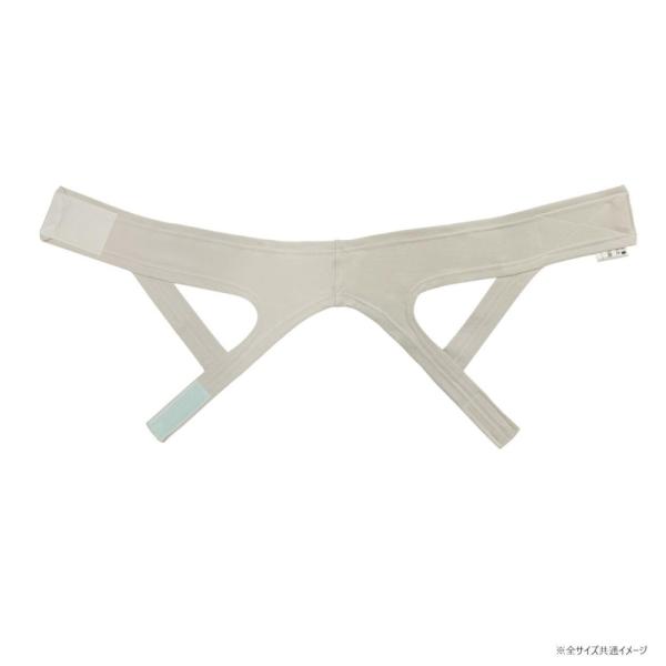 寝ているときじゃまにならない形状。あご関節の脱臼予防に。2点留めで「かんたん」。装着。面ファスナーで「しっかり」固定。綿が主体の「やさしい」素材。耳が出るように着けてください。※値がぎりぎりの場合は1サイズ下をおすすめします。装着方法:(1...