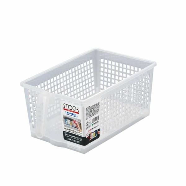 吊戸棚など高い場所への収納に便利な収納ストッカーです。ハンドル付きなので簡単に出し入れ可能です。コロ付なので軽く動かすことができます。中身が分かりやすいクリアカラーです。お手入れのしやすいプラスチック製です。