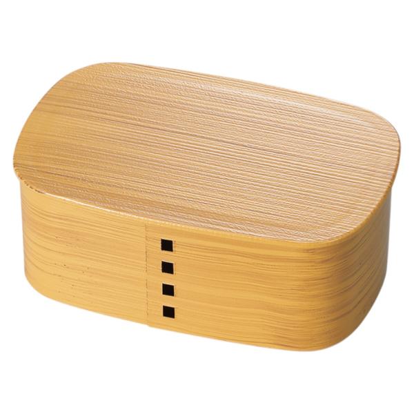 電子レンジや食洗機にも使える機能的なわっぱ型のお弁当箱です。