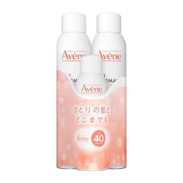 南フランスのアベンヌ温泉水を100％使用したスプレータイプの敏感肌用化粧水の限定お得セットです。アベンヌ ウオーターは素肌の“土台”を整える役割を持つミスト化粧水で、ミネラルバランスに優れた温泉水が肌を健やかに保ち、乾燥やほてりをやさしくケ...